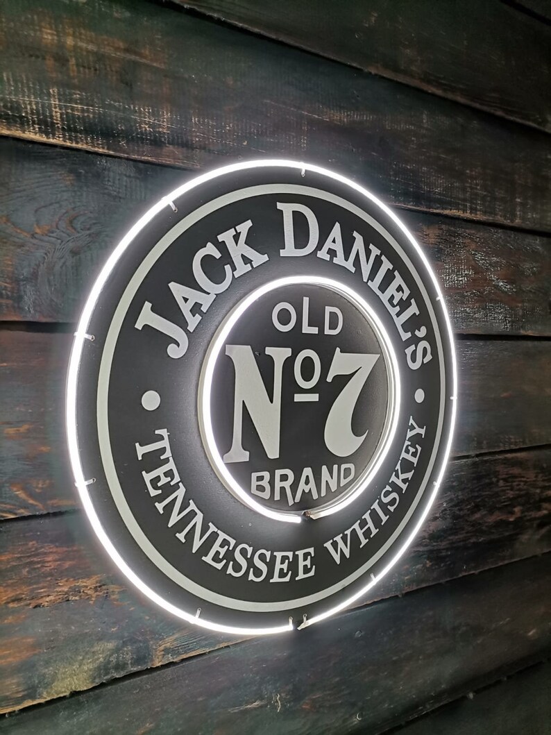 Design Inspired 18 Jack Daniels Neon LED Sign With Dual White Light - Etsy