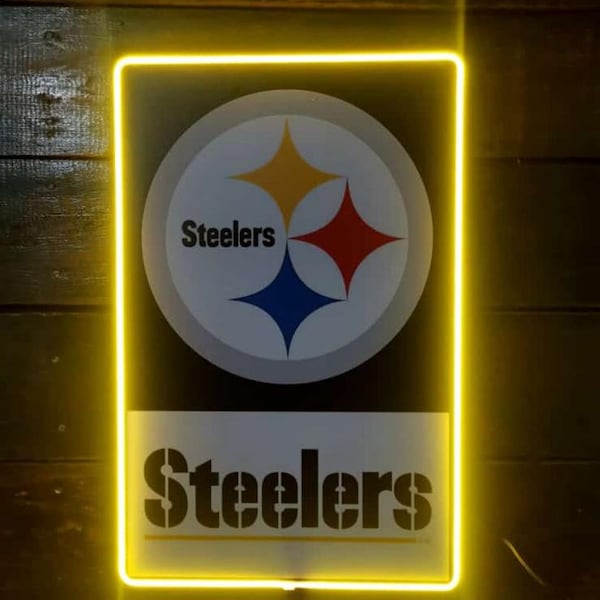 Steelers Wood Sign - Etsy