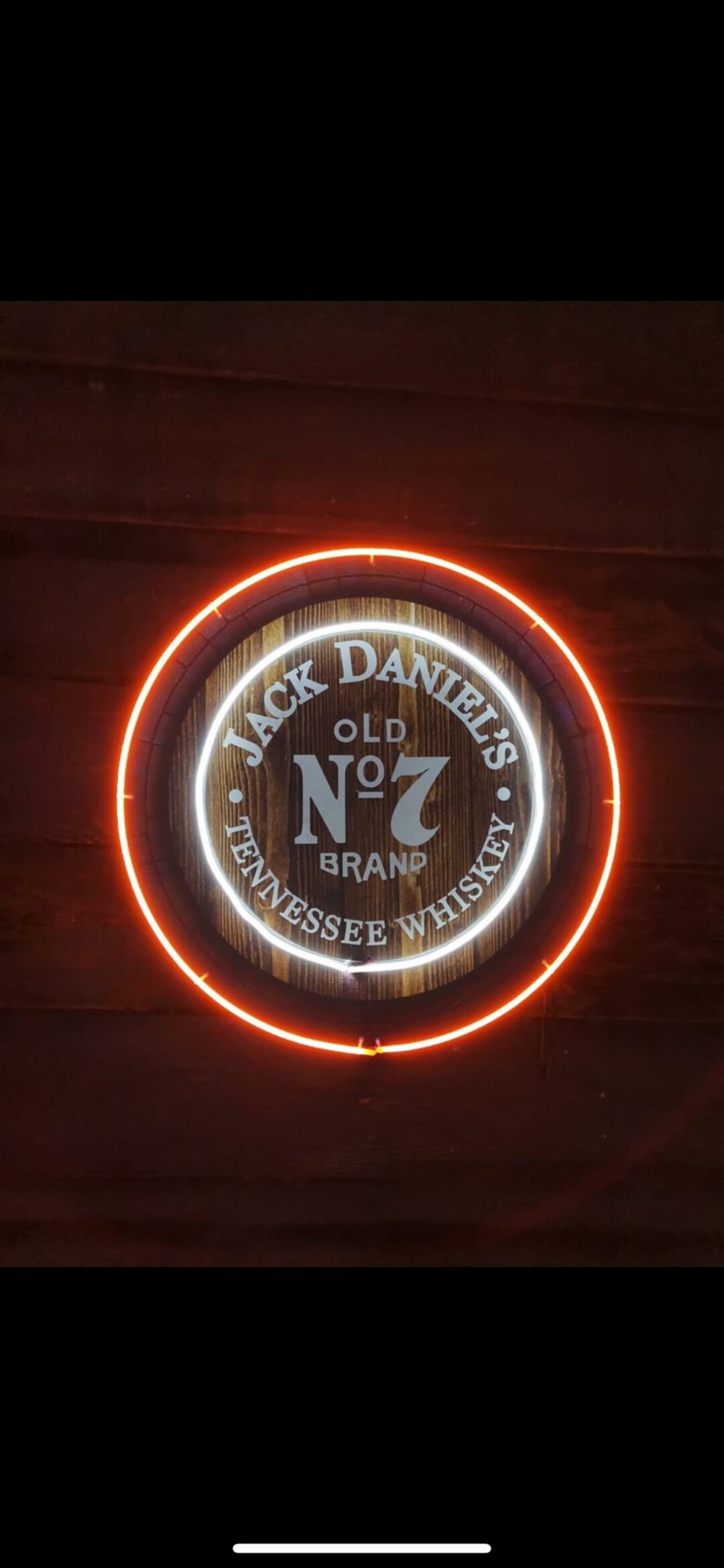Design Inspired 18 Jack Daniels Neon LED Sign With Dual Orange/white ...