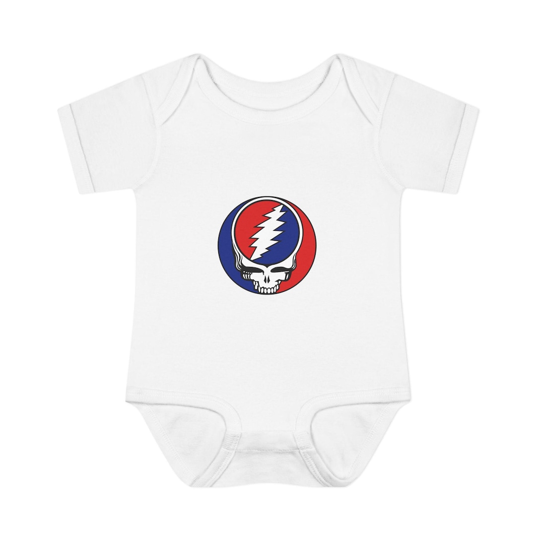 Infant Onesie, Grateful Dead Stealie Future Deadhead Baby Rib Bodysuit ...