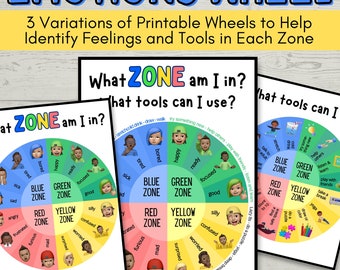 My Feelings Thermometer Poster printable Zones of - Etsy