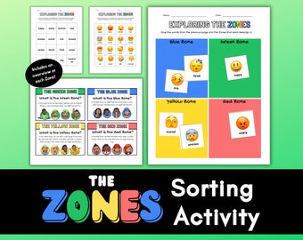Zones of Regulation - Emoji - Etsy