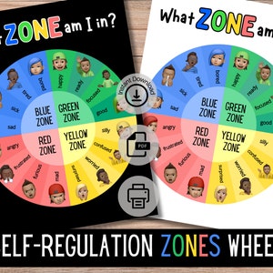 The Zones of Regulation, Printable Feelings Poster, Emotions Chart ...