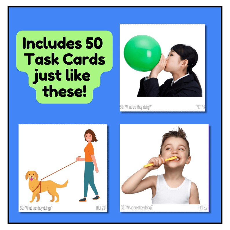 VB-MAPP Tact Level 2.9 Task Cards - Etsy
