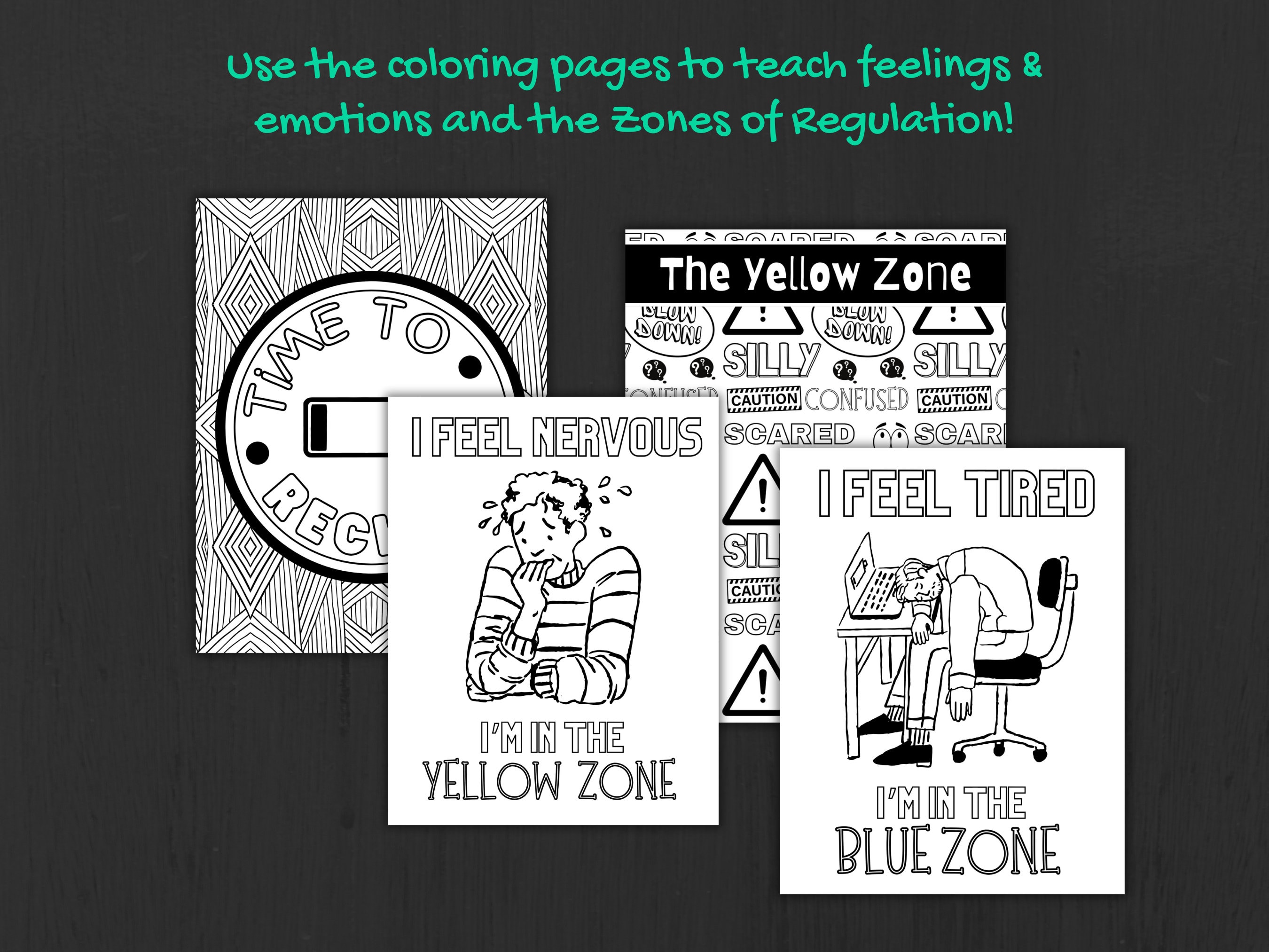 Zones Of Regulation Colouring Page