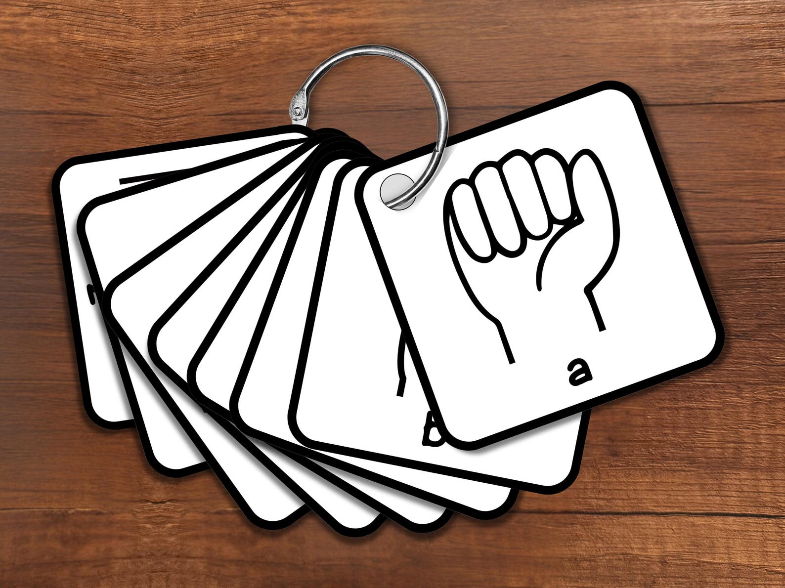 ASL Alphabet Poster and Flashcards: Sign Language Abcs (digital ...