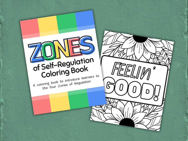 Zones of Regulation Coloring Book – Printable Self-regulation ...