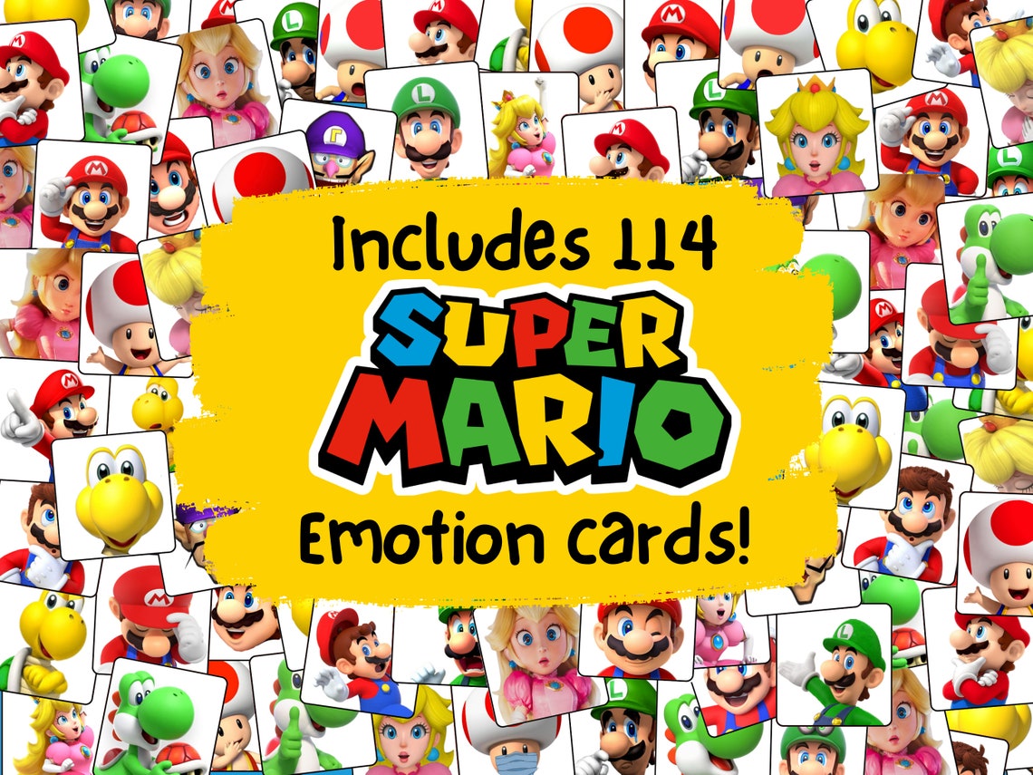 Zones of Regulation Mario Sorting Activity – Printable Emotion Game - Etsy