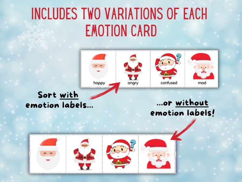 Zones of Regulation Holiday Emotions Sorting Activity - Etsy Australia