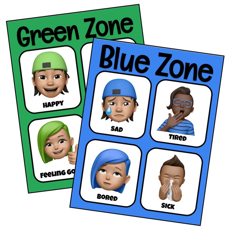 Zones of Regulation Coping Skills Self-regulation Social - Etsy