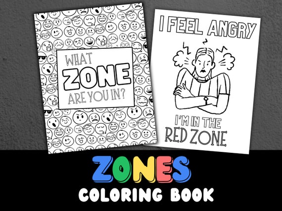 Coloring Sheet Zone Printable Free Printable Zones Of Regulation