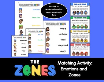 I Can Name My Feelings Zones of Regulation Printable Occupational ...