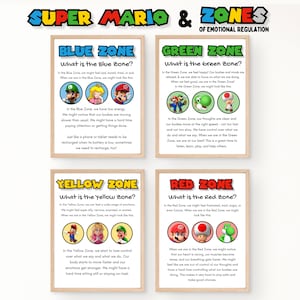 Mario Zones of Regulation - Etsy