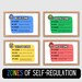 Zones of Regulation Printable Classroom Poster - Etsy