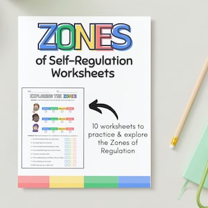 Zones of Regulation Worksheets for Kids - Etsy