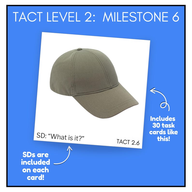 VB-MAPP Tact Level 2.6 Task Cards - Etsy