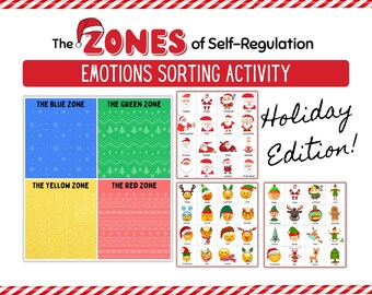 Zones of Regulation, Sorting Activity, Self-regulation Tools, Calm Down ...