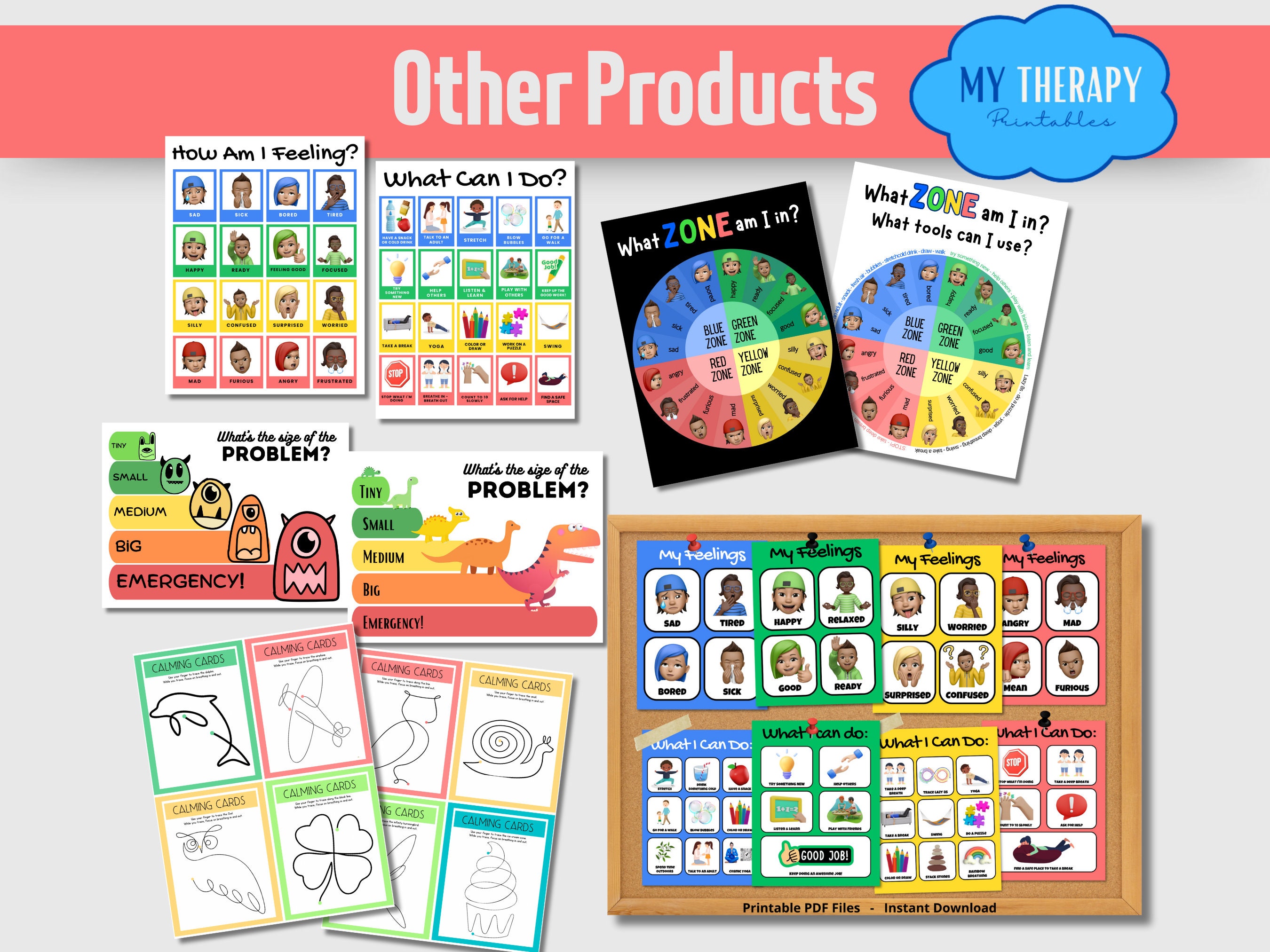 Coping Skill Cards for Kids - Etsy