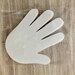 15 Hand Cutouts 5.7" White Paper 65lb Cardstock Teacher Homeschool ...