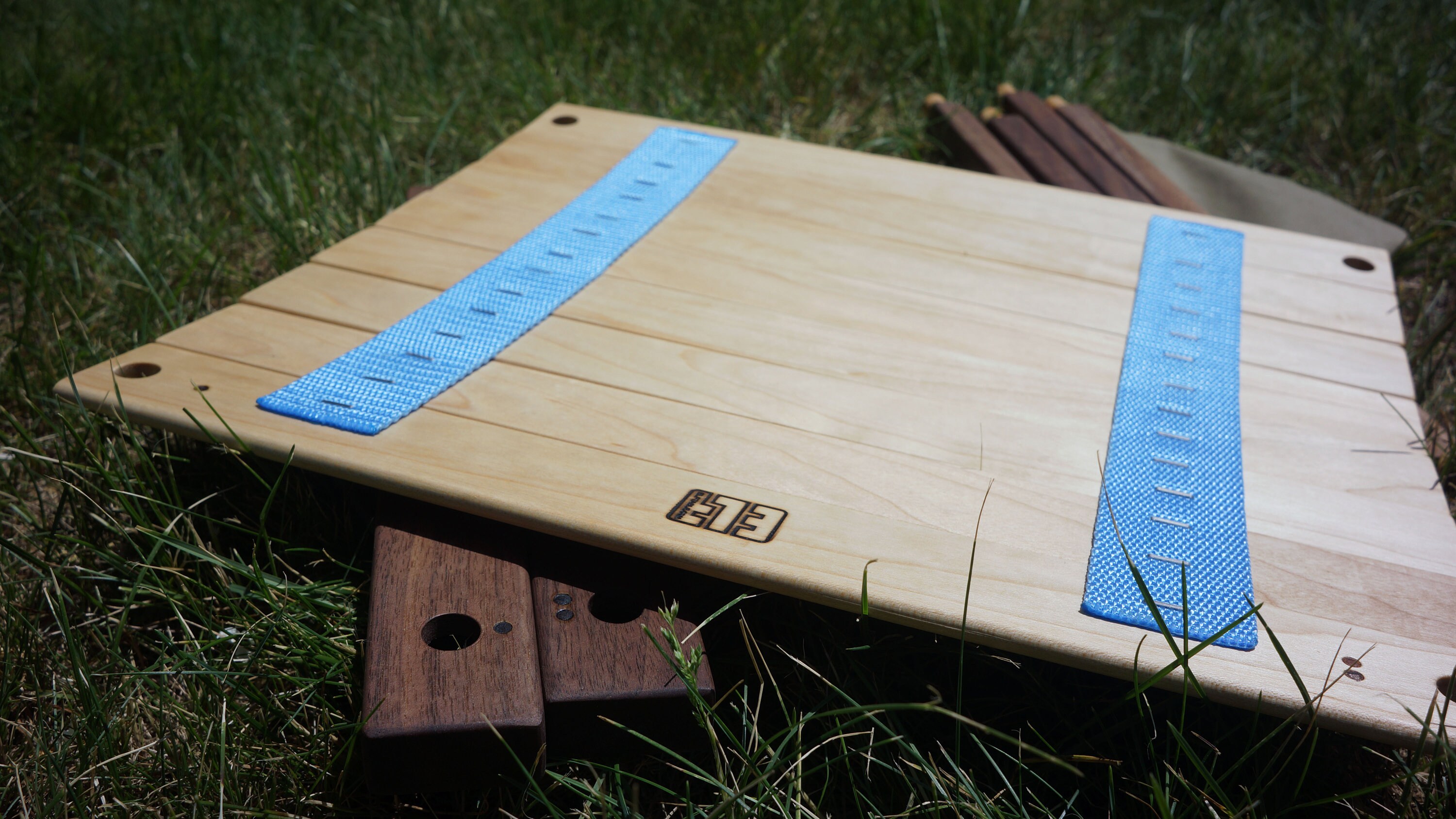 Lightweight Camp Table, Outdoor Wood Table, Elf Table Maple & Walnut - Etsy
