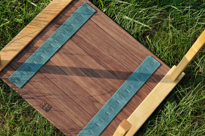 Lightweight Camp Table, Outdoor Wood Table, Elf Table Walnut & Birch - Etsy