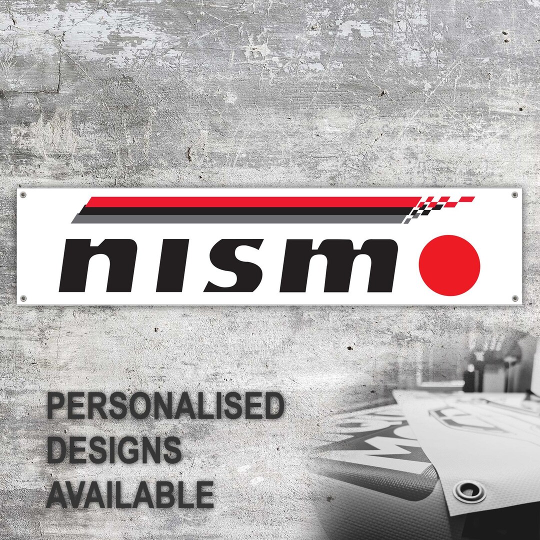 Nissan Nismo Car Bike Motorbike Vinyl Banner Motorsport Sign Garage ...