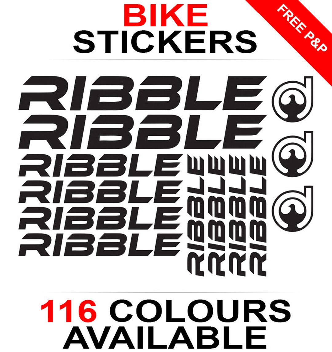 Ribble Style Bike Frame Decals Stickers - Etsy