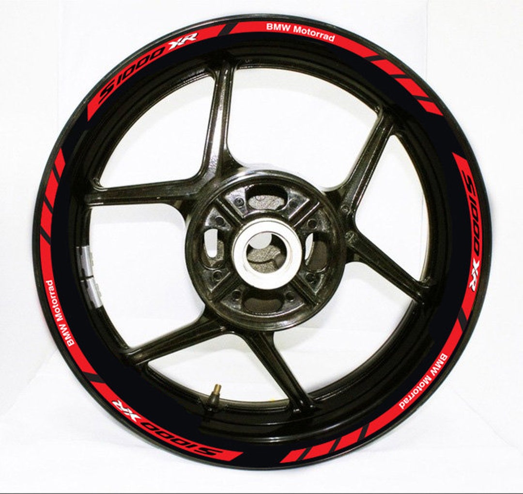 BMW Motorrad S1000XR Bike Wheel Stickers Motorcycle Motorbike Stripes ...