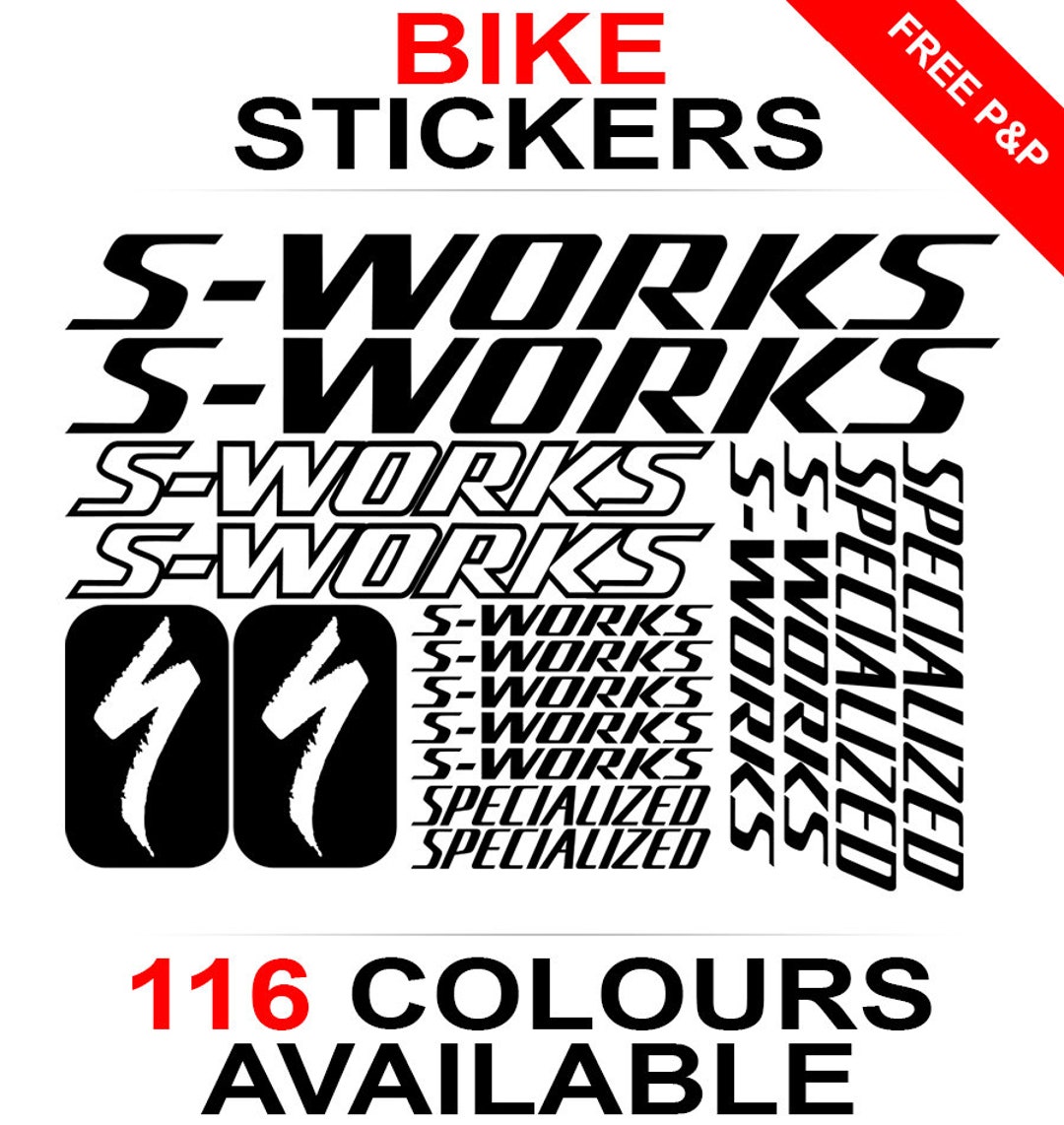 S-works Style Bike Frame Decals Stickers - Etsy