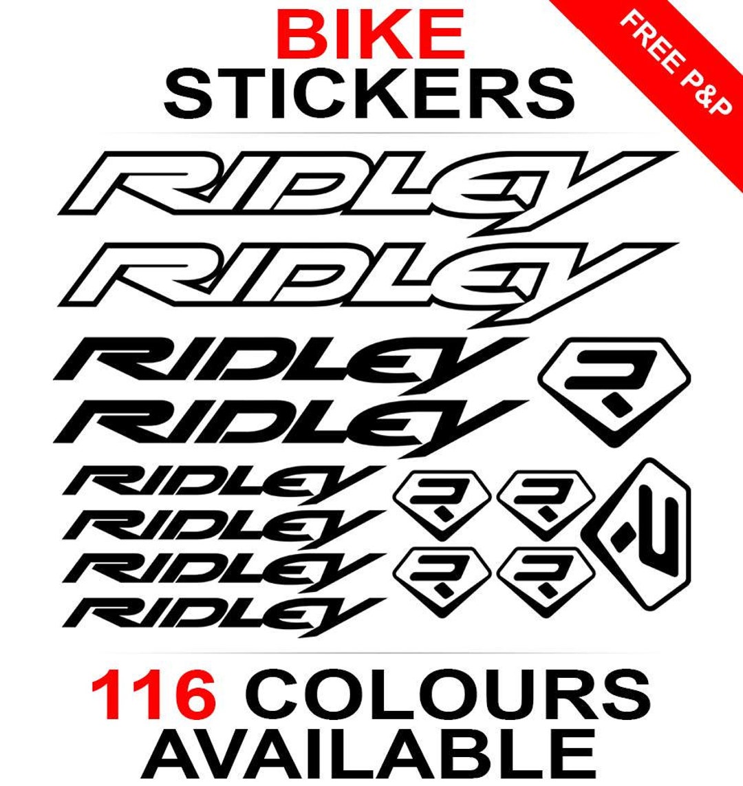 RIDLEY Style Bike Frame Decals Stickers - Etsy