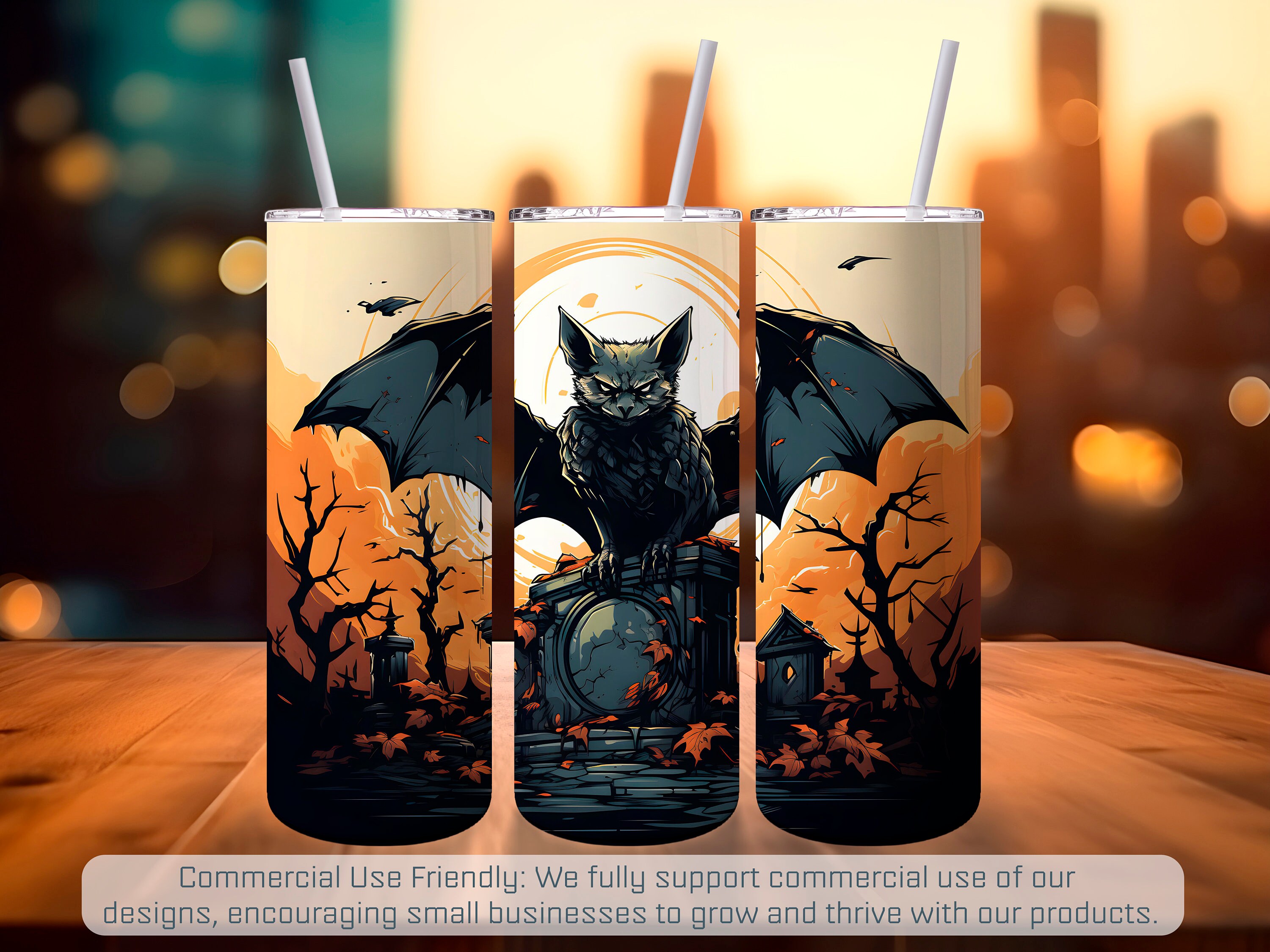 Gargoyle Tombstone Cemetery Sublimation Design Template Skinny - Etsy