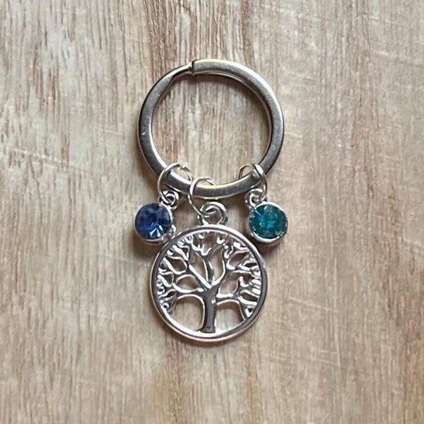 Tree Keychain - Etsy