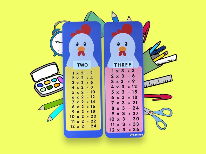 Childrens Maths Bookmark, Kids Bookmarks, Times Table, Schools ...