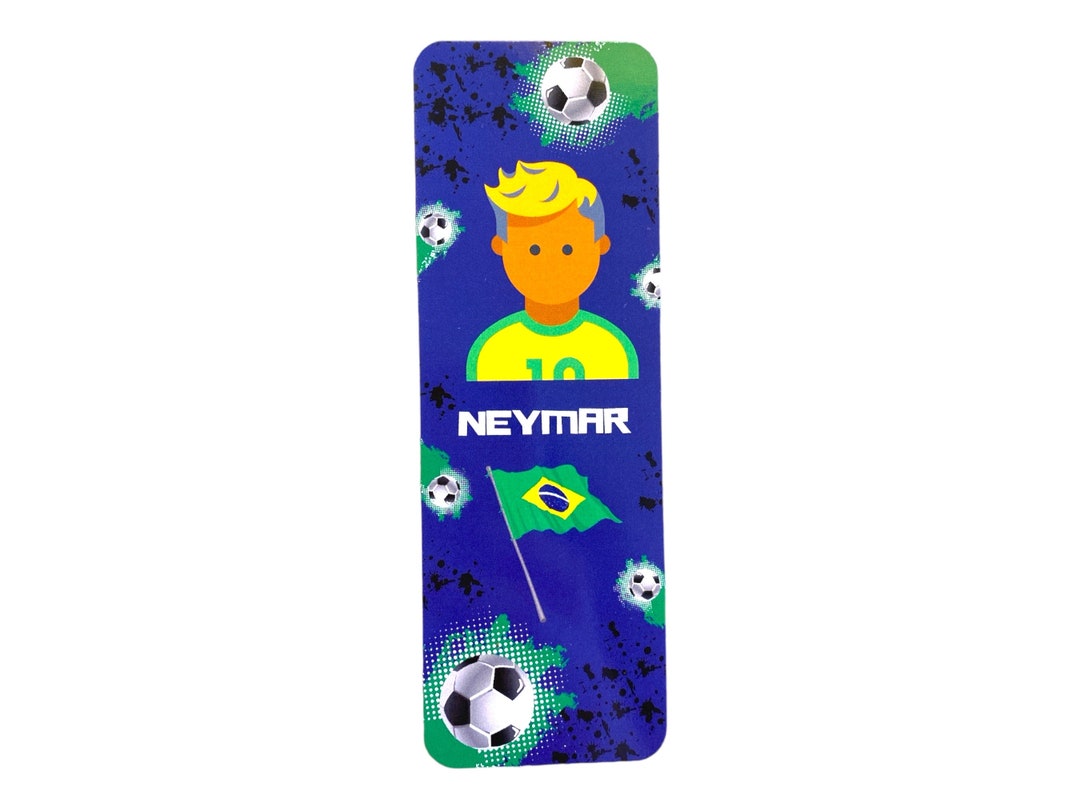 Neymar Bookmark, Kids Bookmarks, Football Players, Football Lover, Kids ...