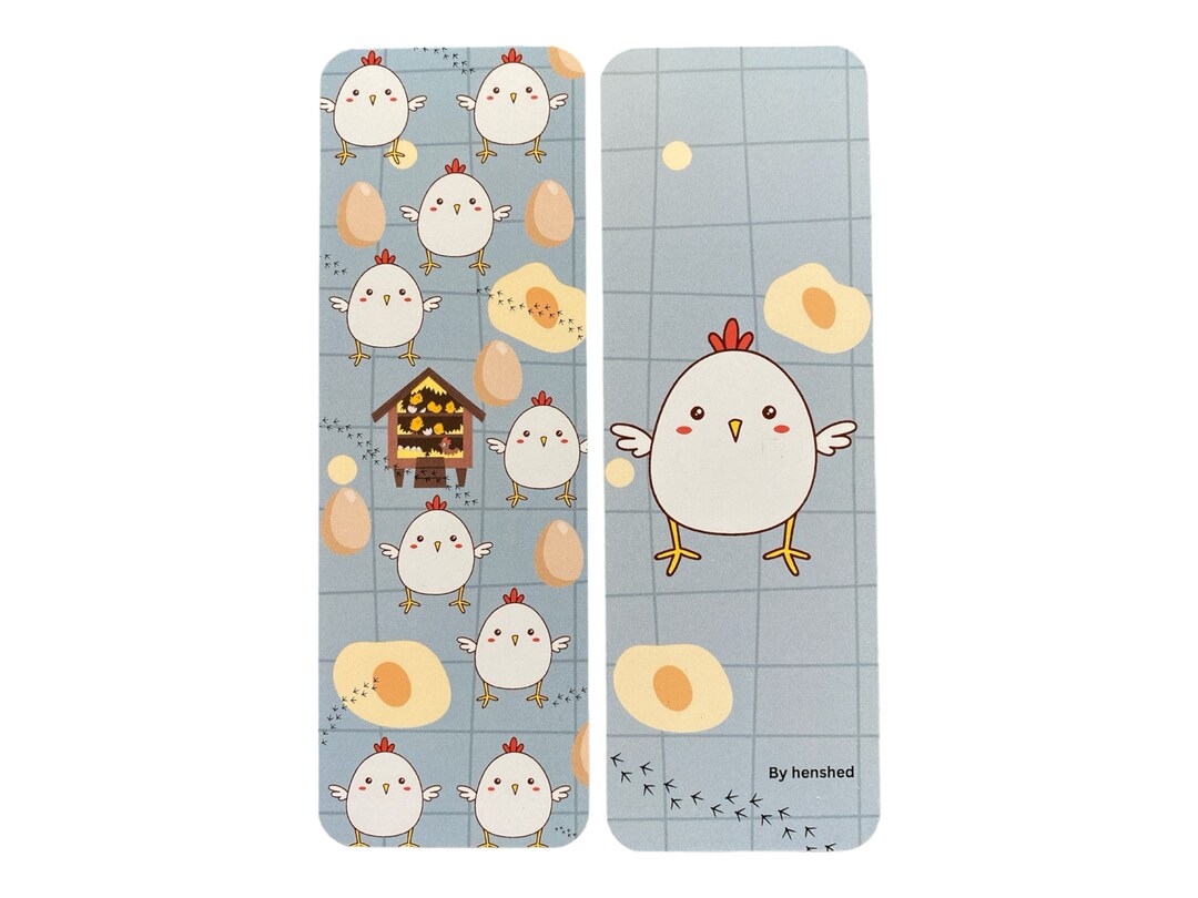 Chicken Bookmark, Chicken, Hens, Fun Bookmark, Kids Bookmark, Kids ...