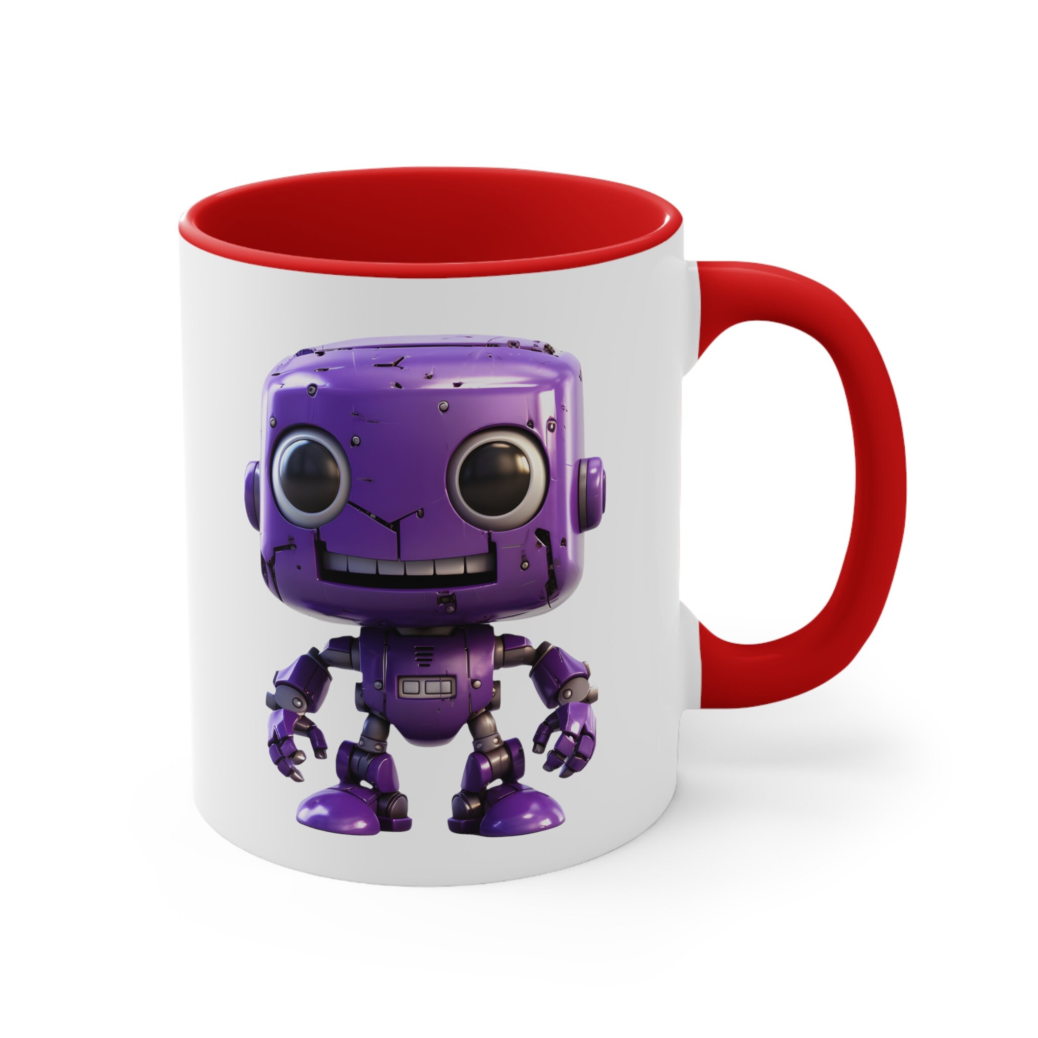 Robot Mug, Cartoon Robot, Cartoon Robot Mug, Cute Robot, Sci Fi Mug ...