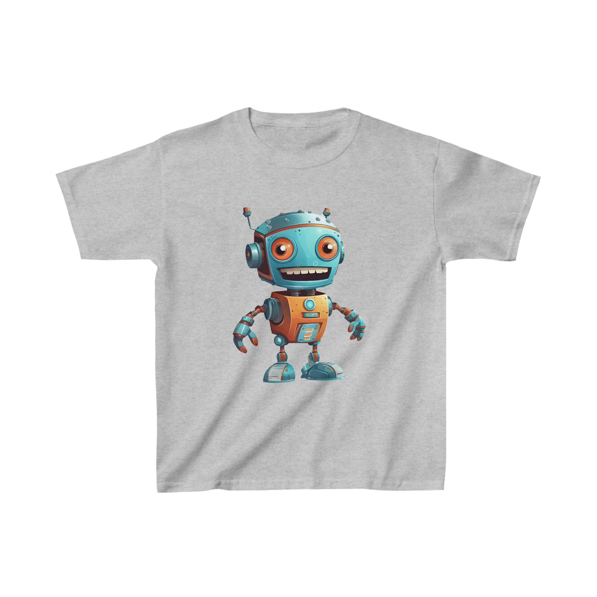 Kid's Robot T-shirt, Kid's Cartoon Robot, Cute Robot, Kid's Cartoon T ...