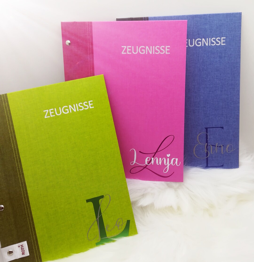 Certificate Folder | With Name | Personalized | 4 Different Colors - Etsy