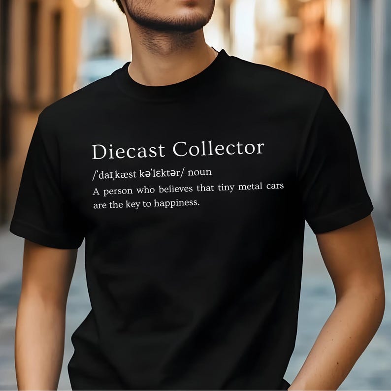 Diecast Collector Definition Shirt, Minimalistic T-shirt, Hot Wheels ...