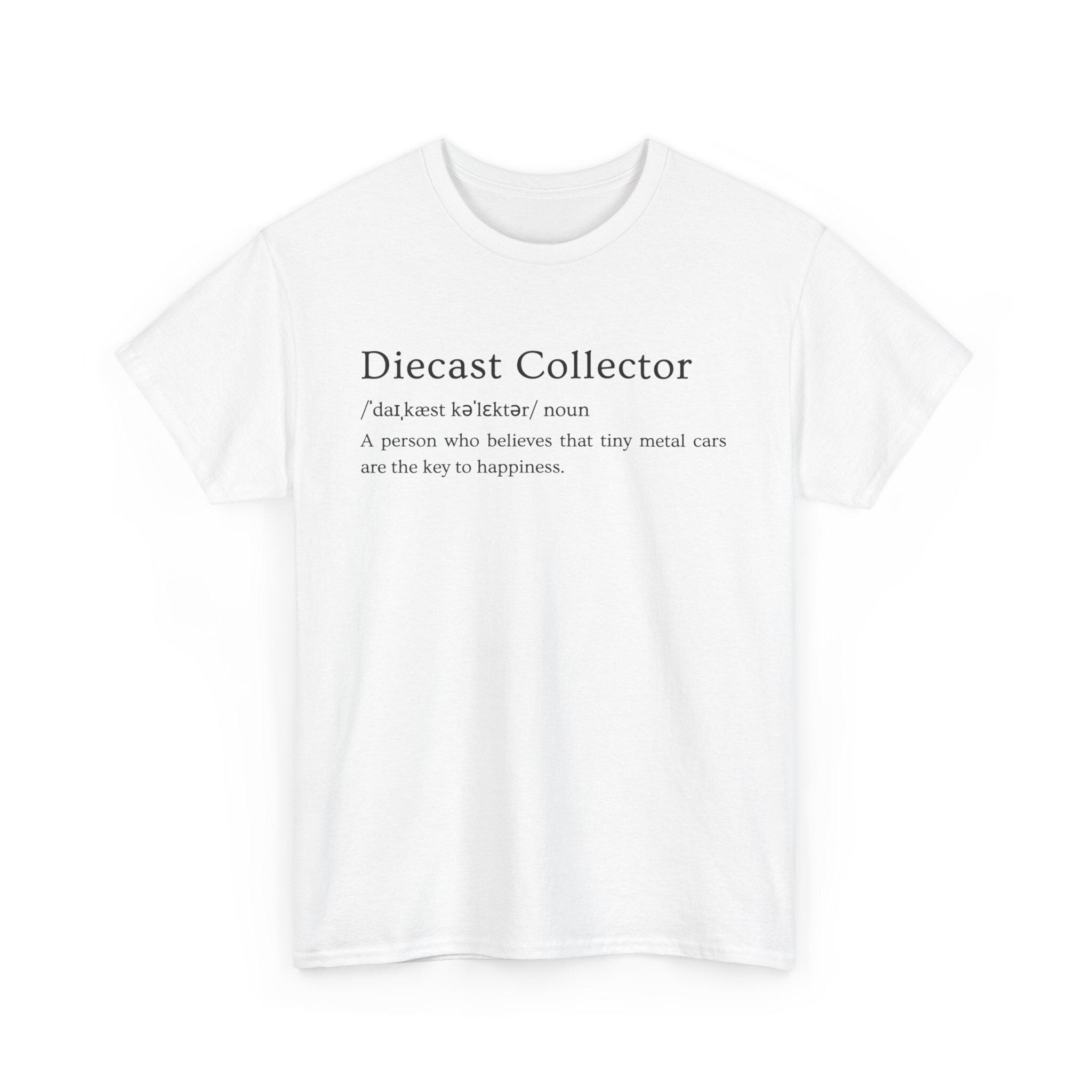 Diecast Collector Definition Shirt, Minimalistic T-shirt, Hot Wheels ...