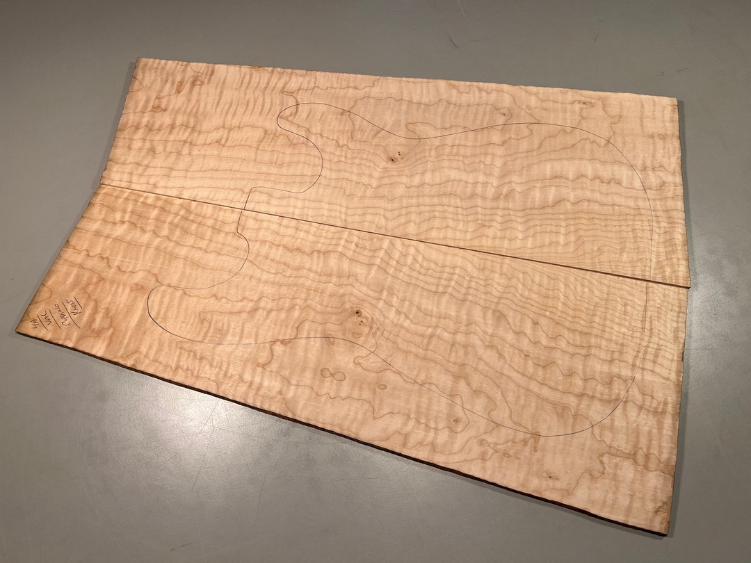 Drop Top 8947 4A Grade Big Leaf Flame Maple Value 23.25x17.25x.25 ...