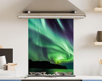 Kitchen Glass Splashback Toughened Tile Cooker Panel Any Size | Design ...