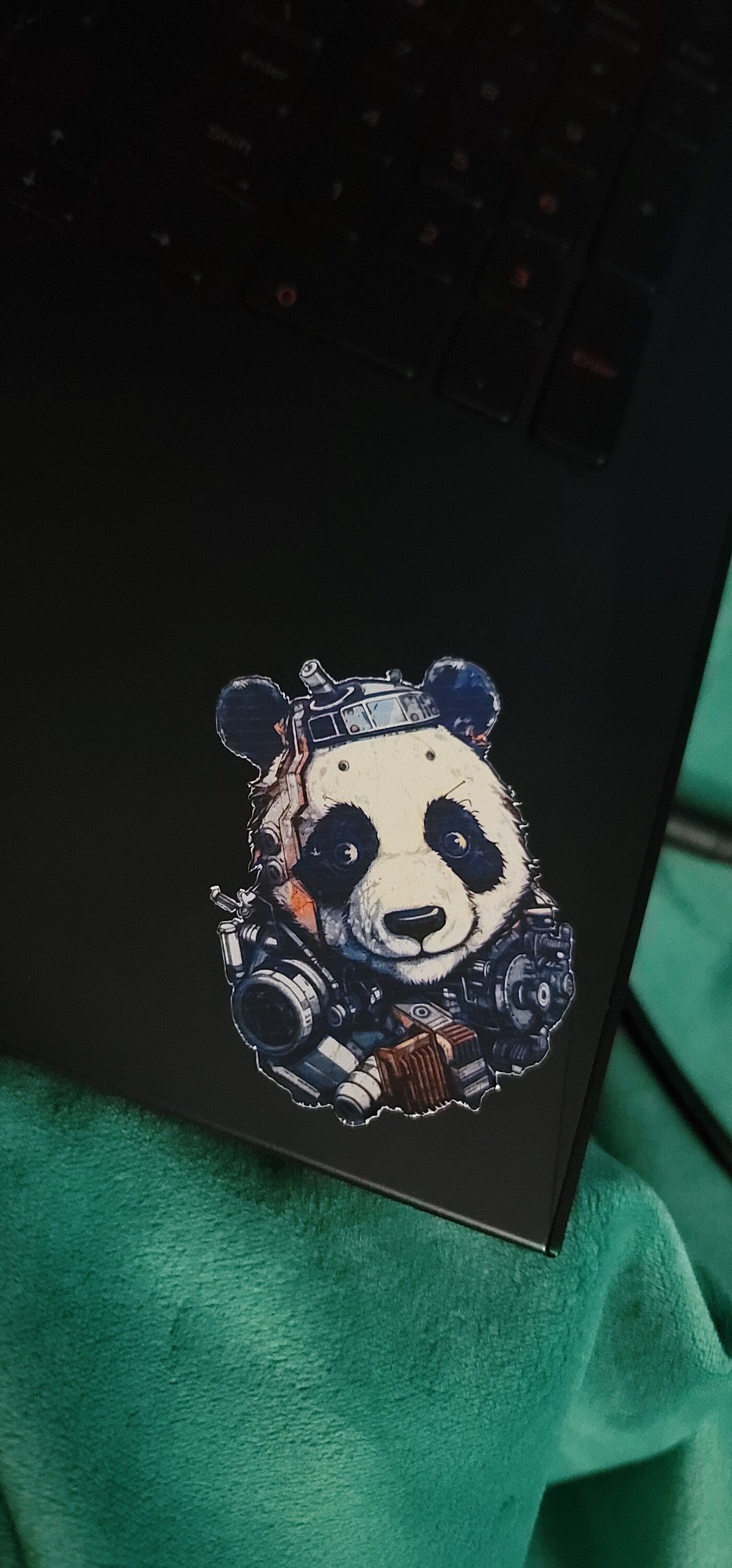 Steampunk Industrial Robot Panda Sticker - Etsy