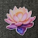 Colorful Lotus Flower Sticker - Etsy