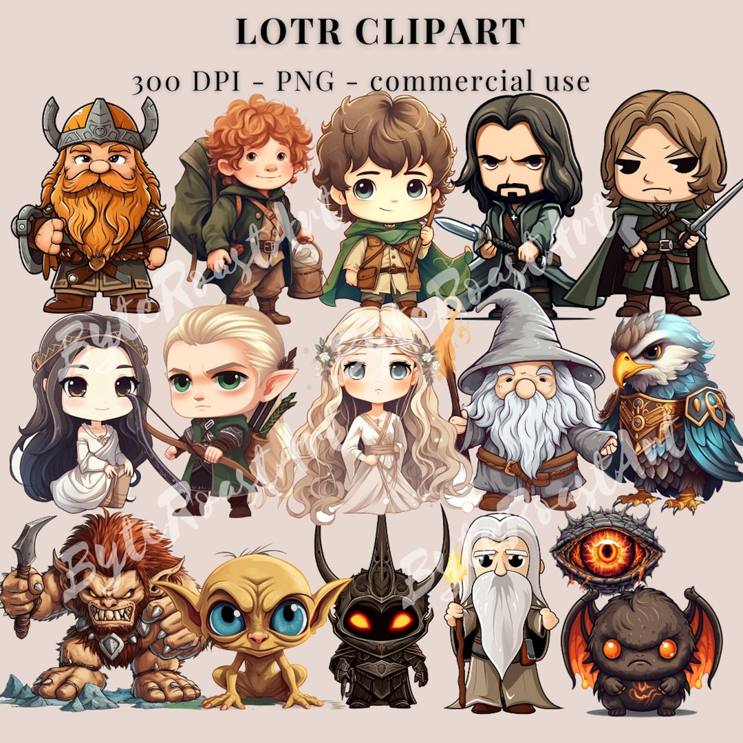 LOTR Ring Lord 300DPI 4Kx4K PNG High Quality commercial use - Etsy Portugal