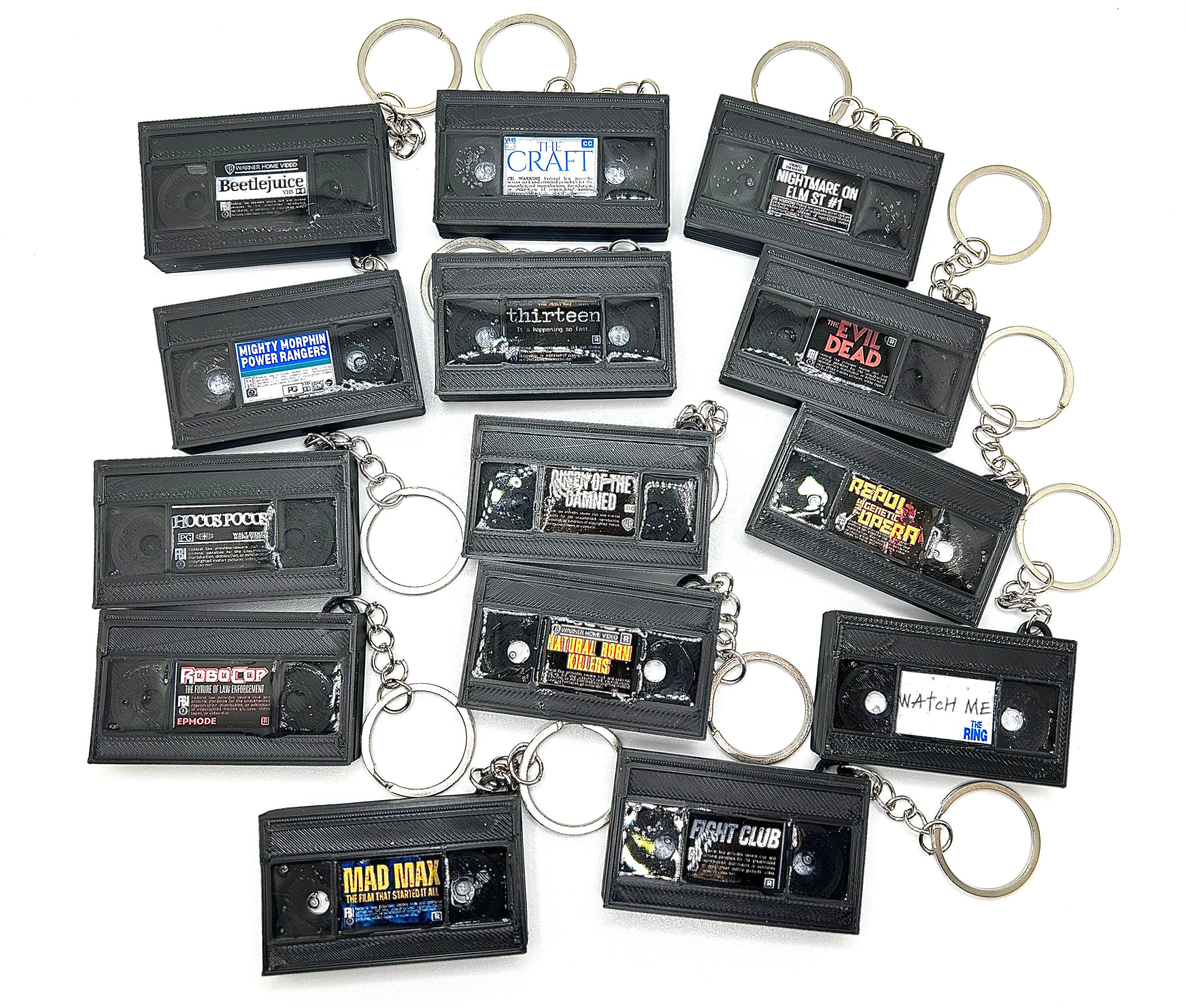 VHS Key Chains- 3D Printed- Movies- Video Tape- 90's - Etsy