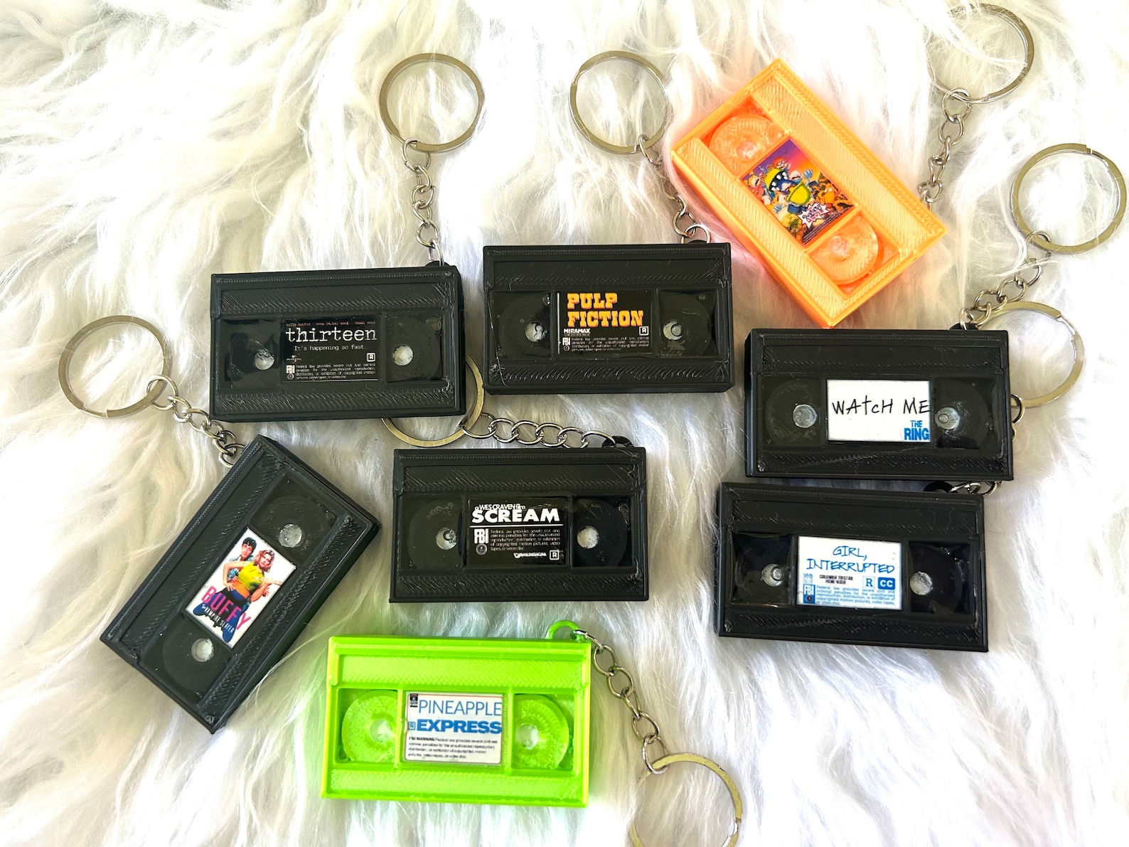 VHS Key Chains- 3D Printed- Movies- Video Tape- 90's - Etsy