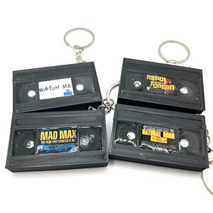 VHS Key Chains- 3D Printed- Movies- Video Tape- 90's - Etsy