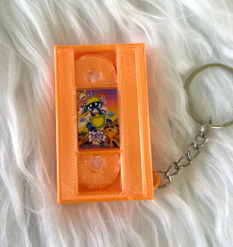 VHS Key Chains 3D Printed Movies Video Tape 90's - Etsy