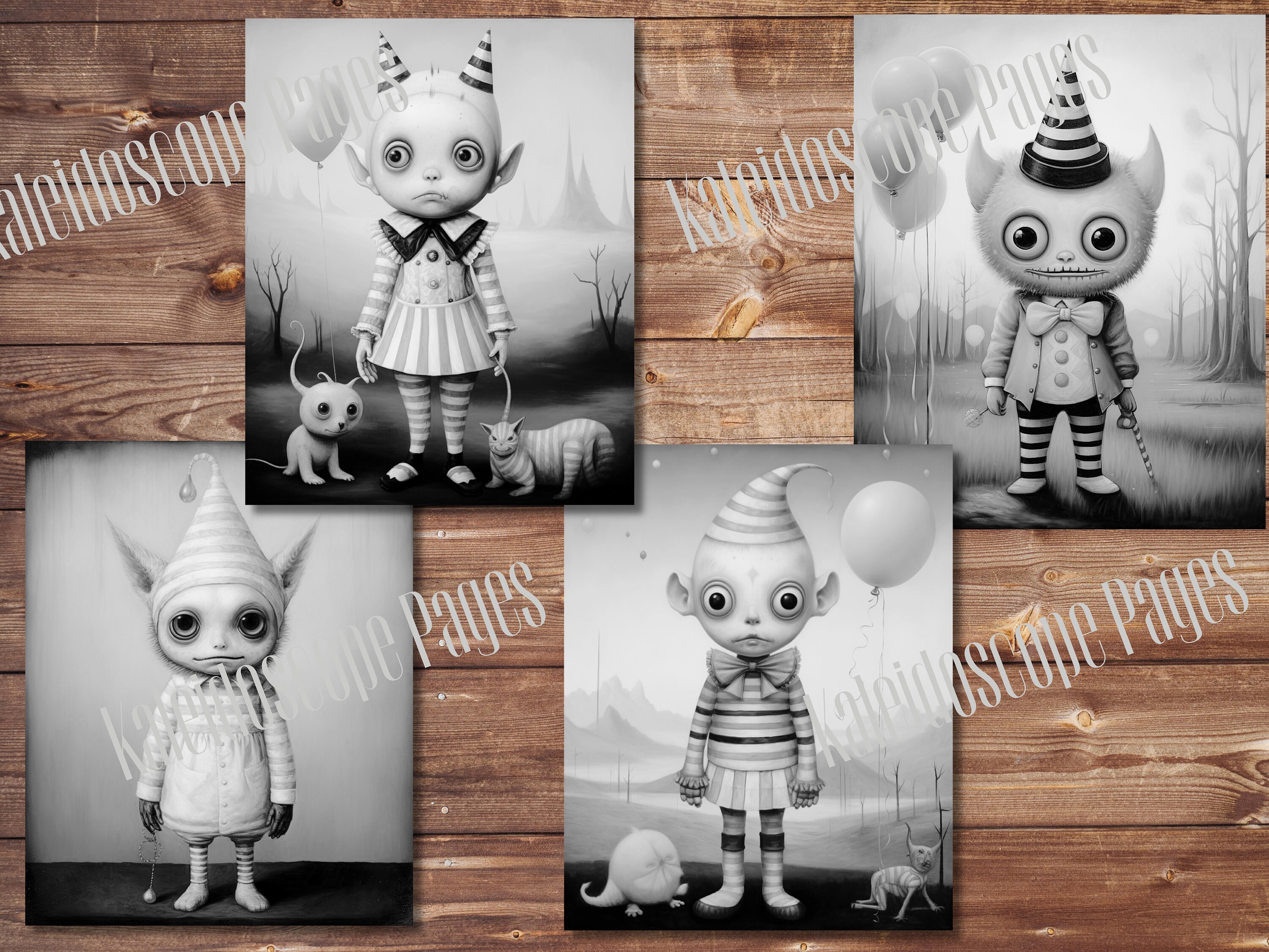 Little Monsters Vol. 1 Coloring Set Printable Digital - Etsy